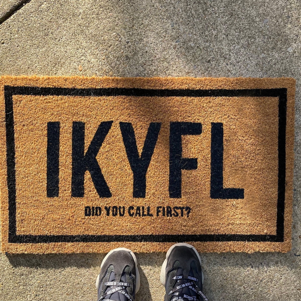 Official IKYFL Doormat – IYKYK Games